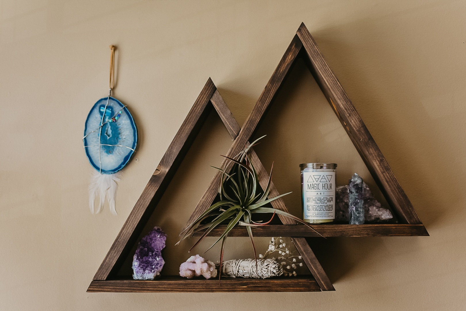 Double Triangle Shelf - Etsy