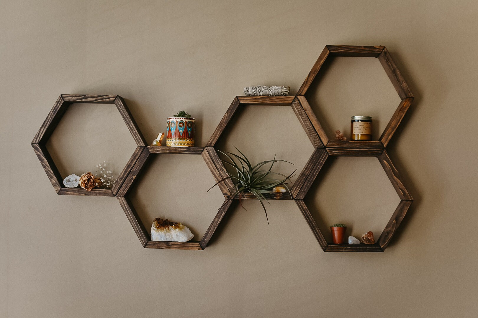Honeycomb Shelf Set of 2 3 4 5 or 6 Hexagon Shelves - Etsy