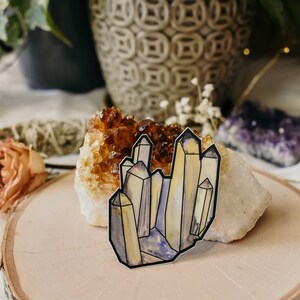 Smoky Quartz Watercolor Crystal Sticker - Etsy