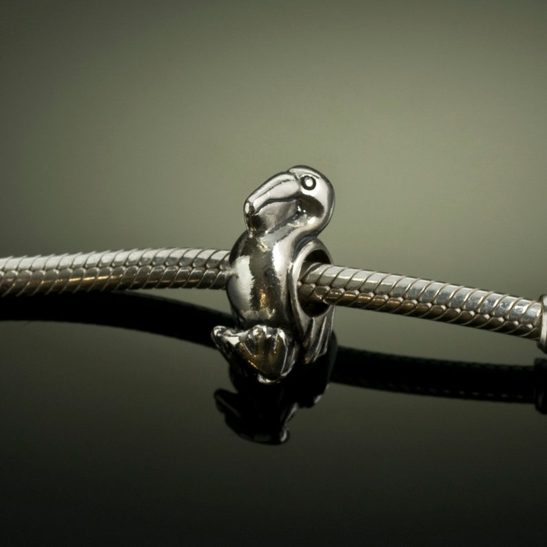 Pelican Charm - Sterling Silver Pelican Bead Charm for Pandora Style ...