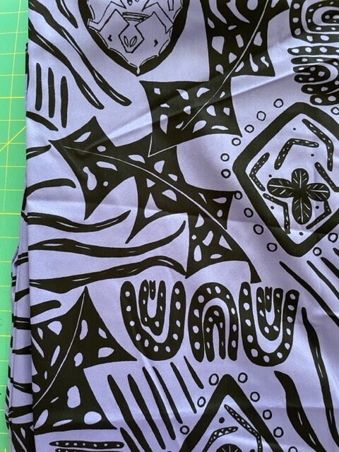The Alexander Henry Collection Purple/black Design - Etsy