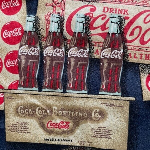 Coca Cola Fabric - Etsy