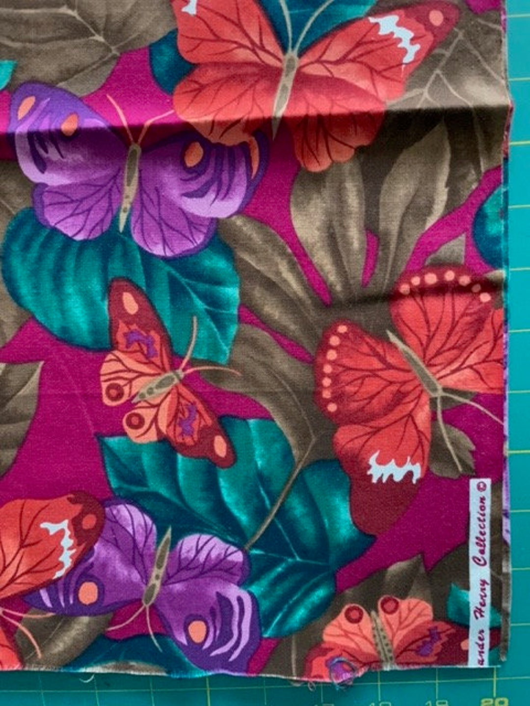 The Alexander Henry Collection Butterflies FQ - Etsy