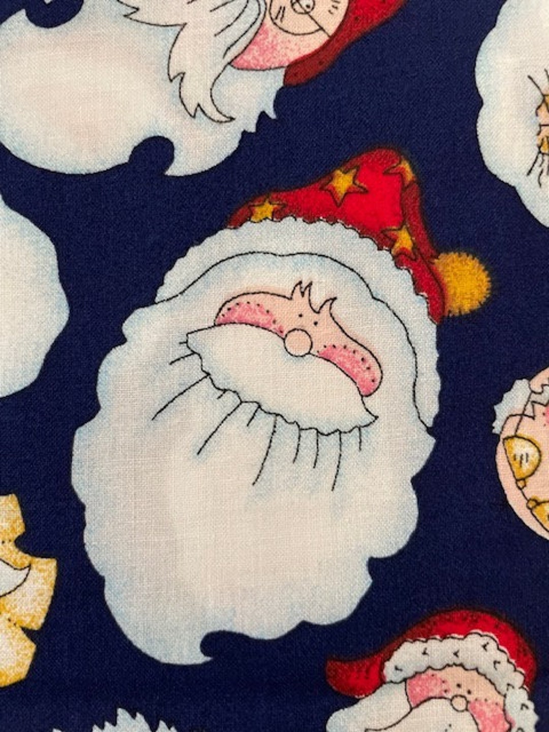 Allover Santa Faces by Daisy Kingdom - Sold by the Half Yard - Etsy