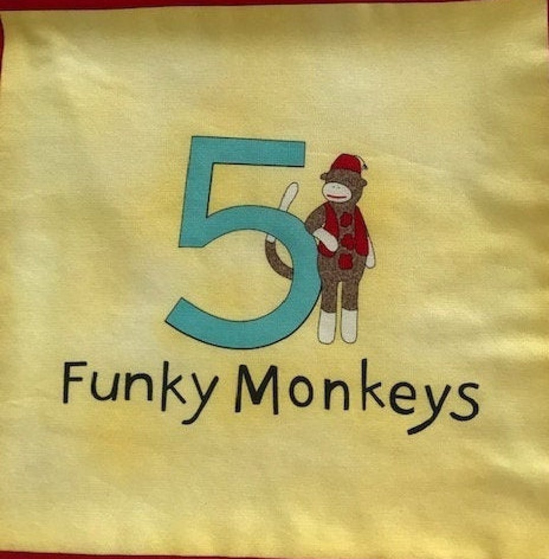 Soft Book 5 Funky Monkeys - Etsy