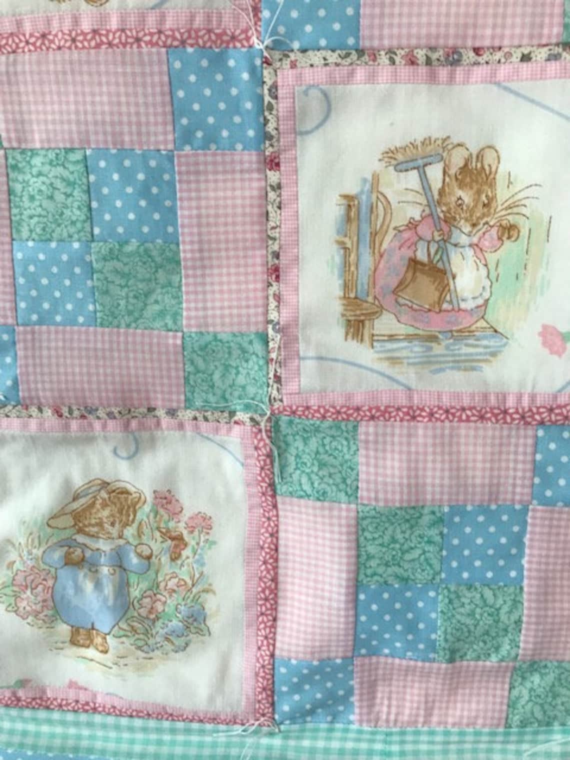 Beatrix Potter Baby Quilt - Etsy