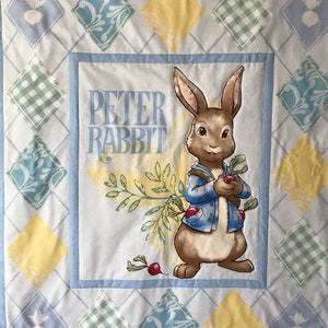 Beatrix Potter's Peter Rabbit Baby Quilt - Etsy