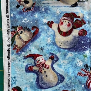 Snowman Geoff Allen for Springs Creative - Etsy