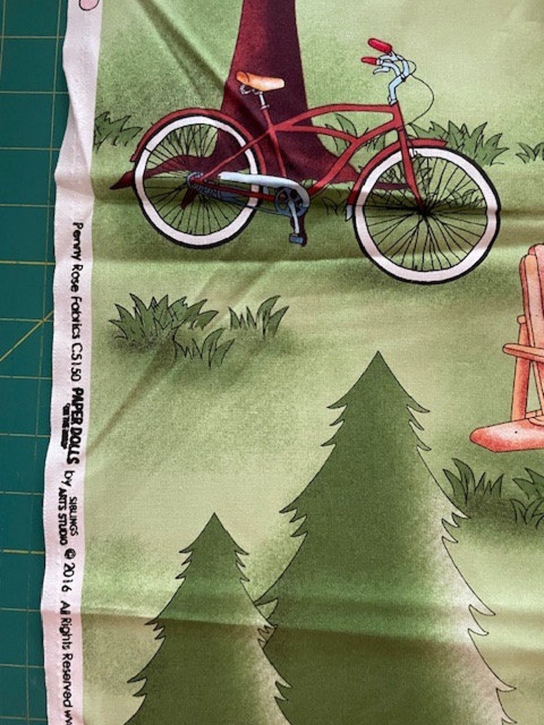 Penny Rose Fabrics C5150 Paper Dolls on the Road - Etsy