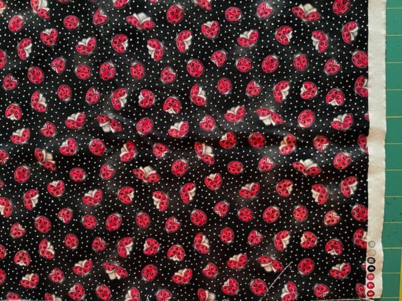 Morning Mist Henry Glass – Lady Bugs, Sold by the Half Yard - Etsy