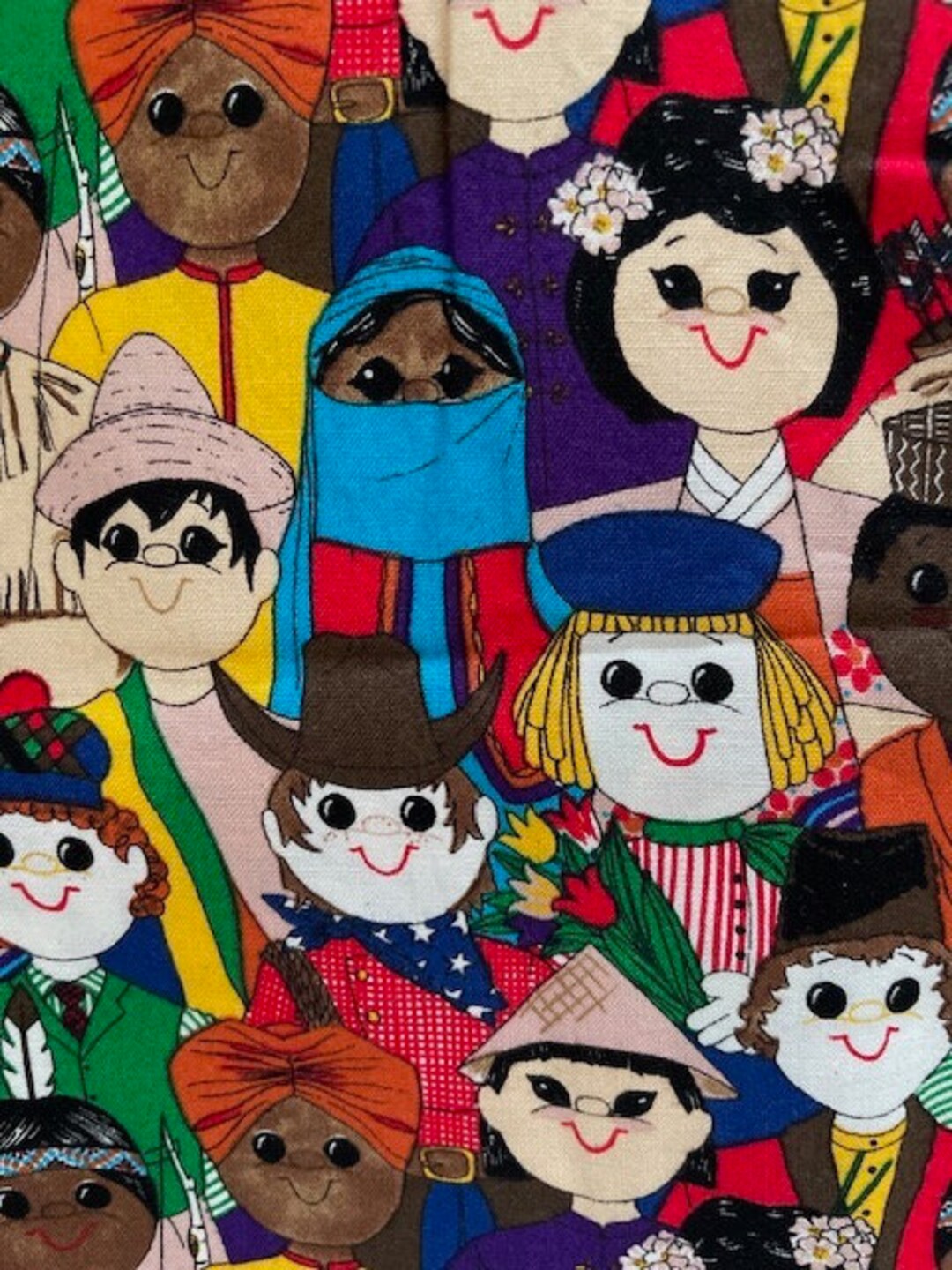 Hi-fashion Fabrics D# Small World – Sold by the Half Yard - Etsy