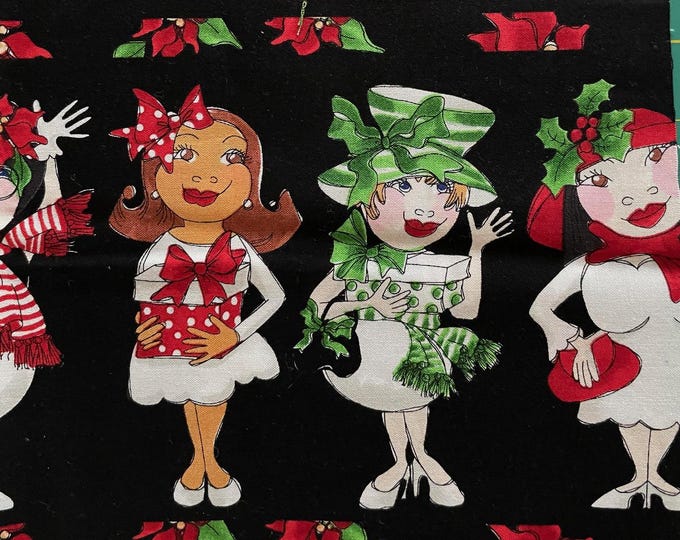 Snow Lady Borders Loralie Harris for Loralie Designs – Sold by the Yard ...