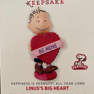 Linus's Big Heart - Hallmark Keepsake Ornament Peanuts - Etsy