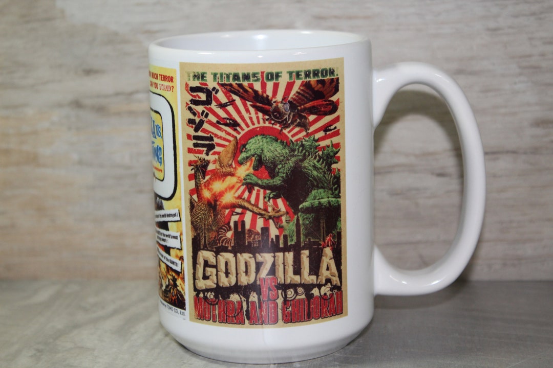 Classic Godzilla Movie Poster 15oz Ceramic Coffee Mug - Etsy UK