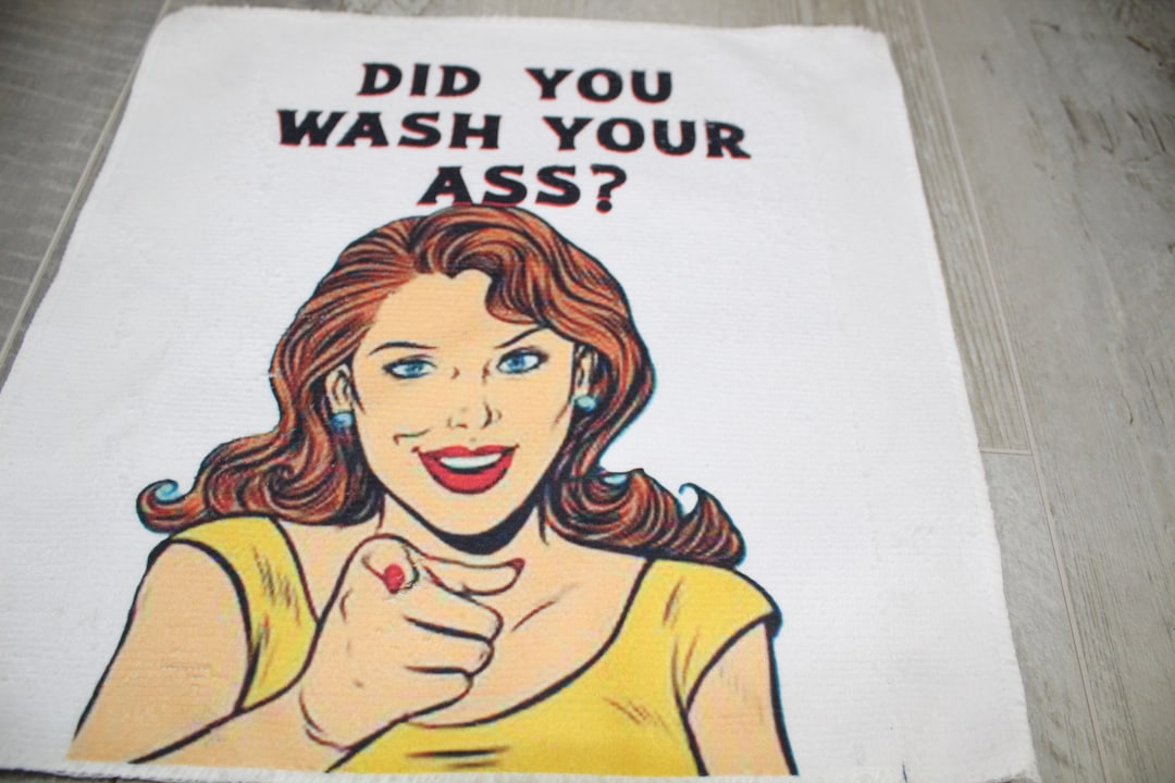 Did You Wash Your Ass Funny Microfiber 12x12 Inch Washcloth - Etsy