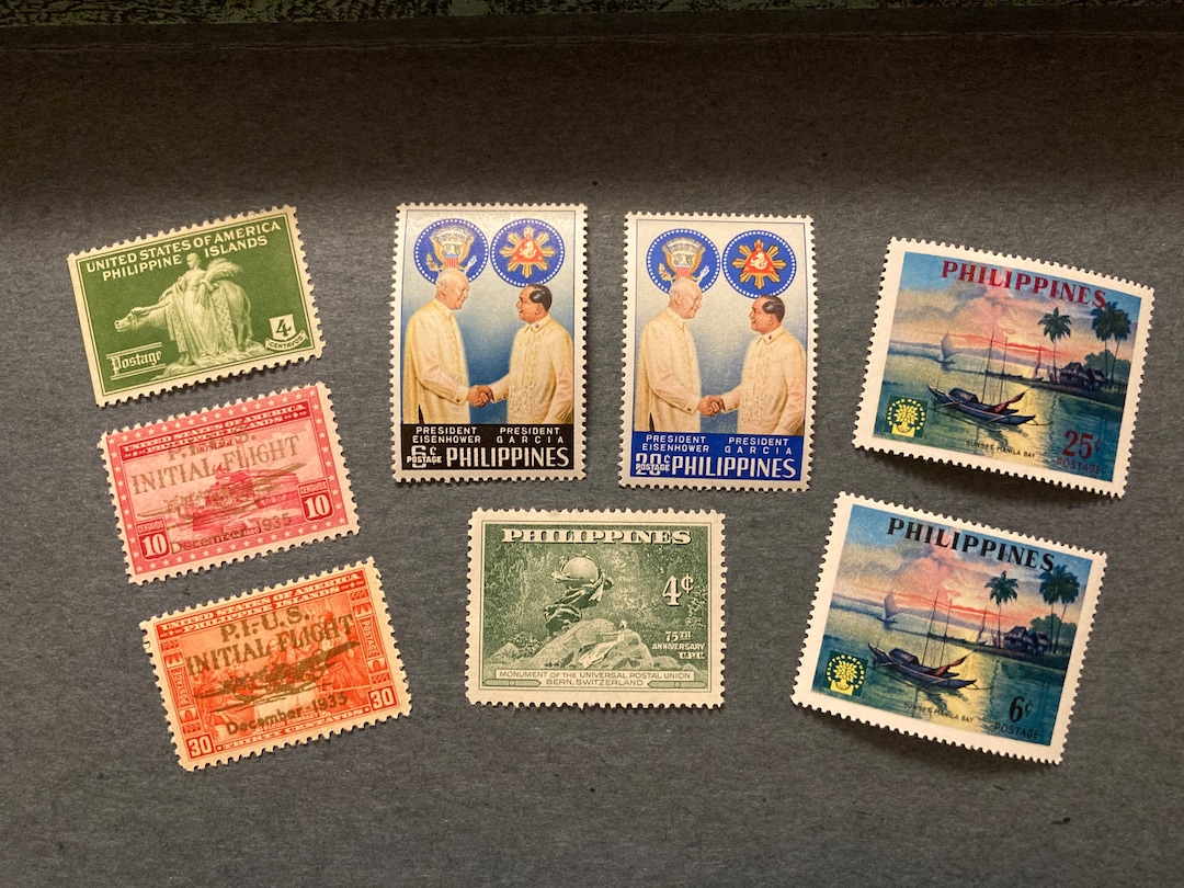 Philippine Postage Stamps all 8 for the Price - Etsy