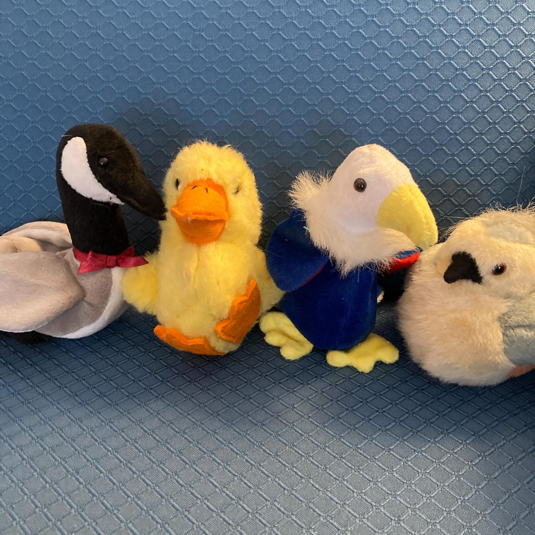 Bird Stuffies, Stuffy Toys, (all 4 Toys for the Price!) - Etsy