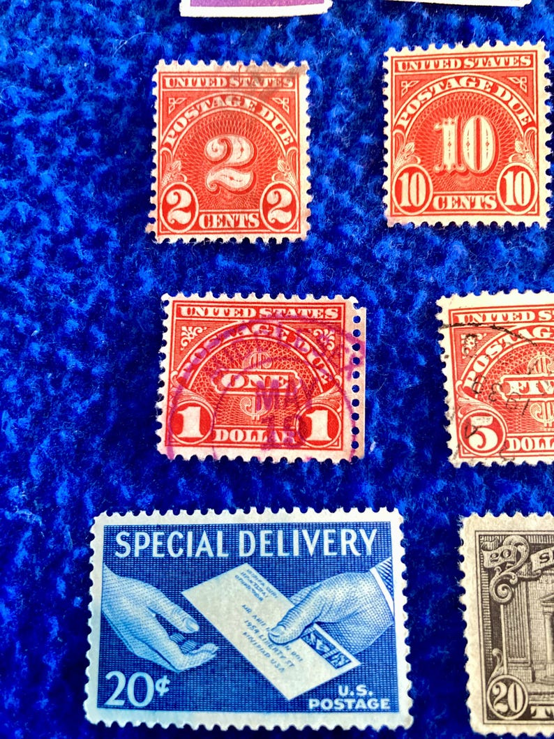 Vintage Postage Stamps, Collectible US Postage Stamps, Specialty US ...