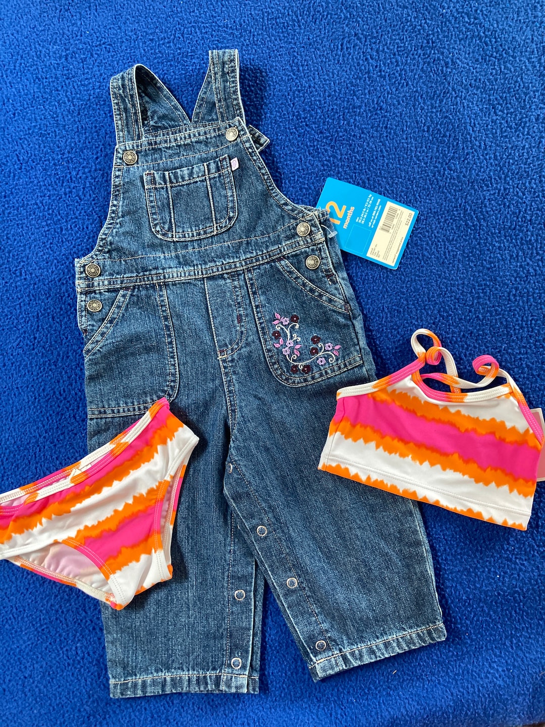 Baby Clothes, Infant Overalls, Swim Suit, Size 12M (all 3 Pieces for ...
