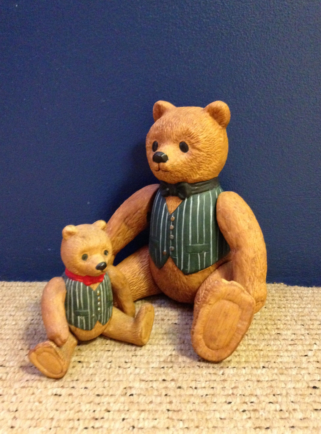 Teddy Bears by Dept. 56 Ceramic Bears both Bears for the - Etsy