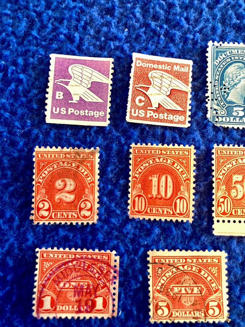 Vintage Postage Stamps, Collectible US Postage Stamps, Specialty US ...
