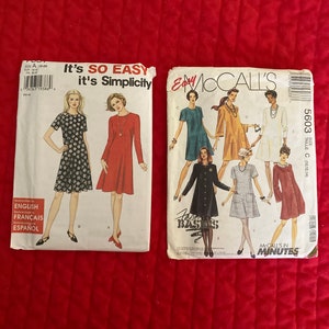 Vintage Sewing Patterns, Misses Sewing Patterns Sizes 8-20 (all 8 ...