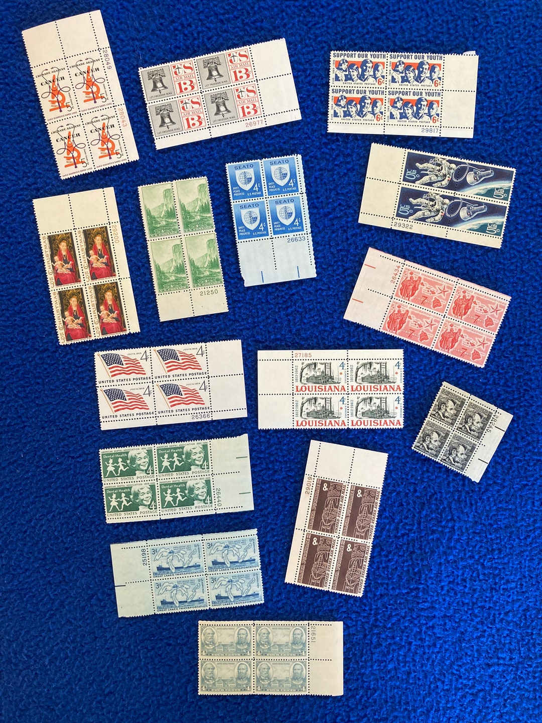 US Mint Plate Blocks (all 15 for the Price!) - Etsy