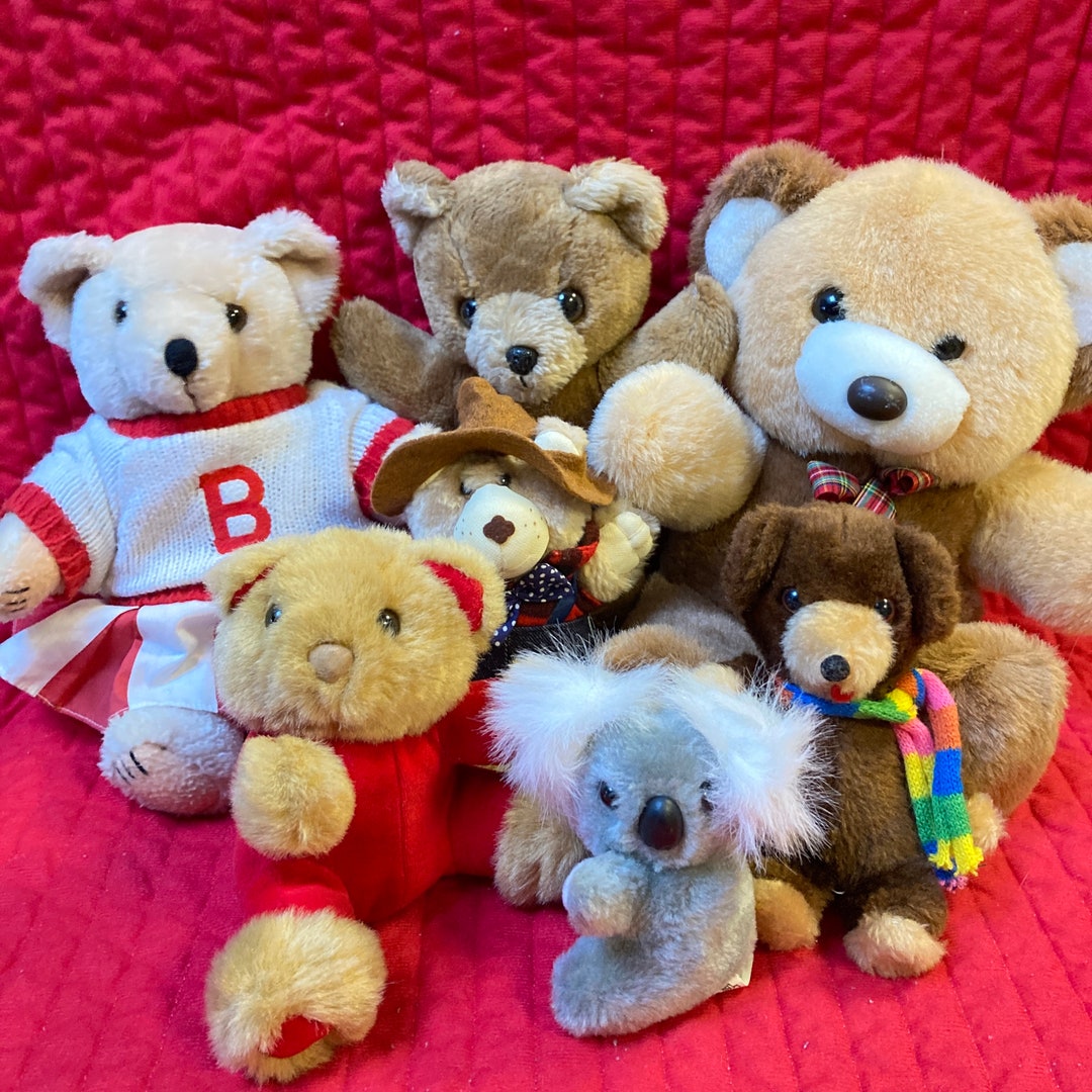 Stuffed Animals/stuffed Bears (all 7 for the Price!) - Etsy