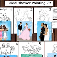 Ladies Exclusive Bachelorette Art Kits Paint, Bond, & Cherish ...