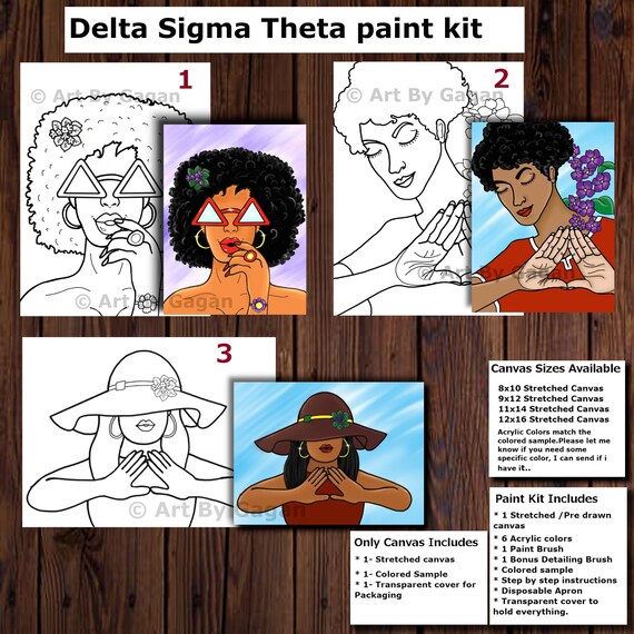 Delta Sigma Theta Sorority Art