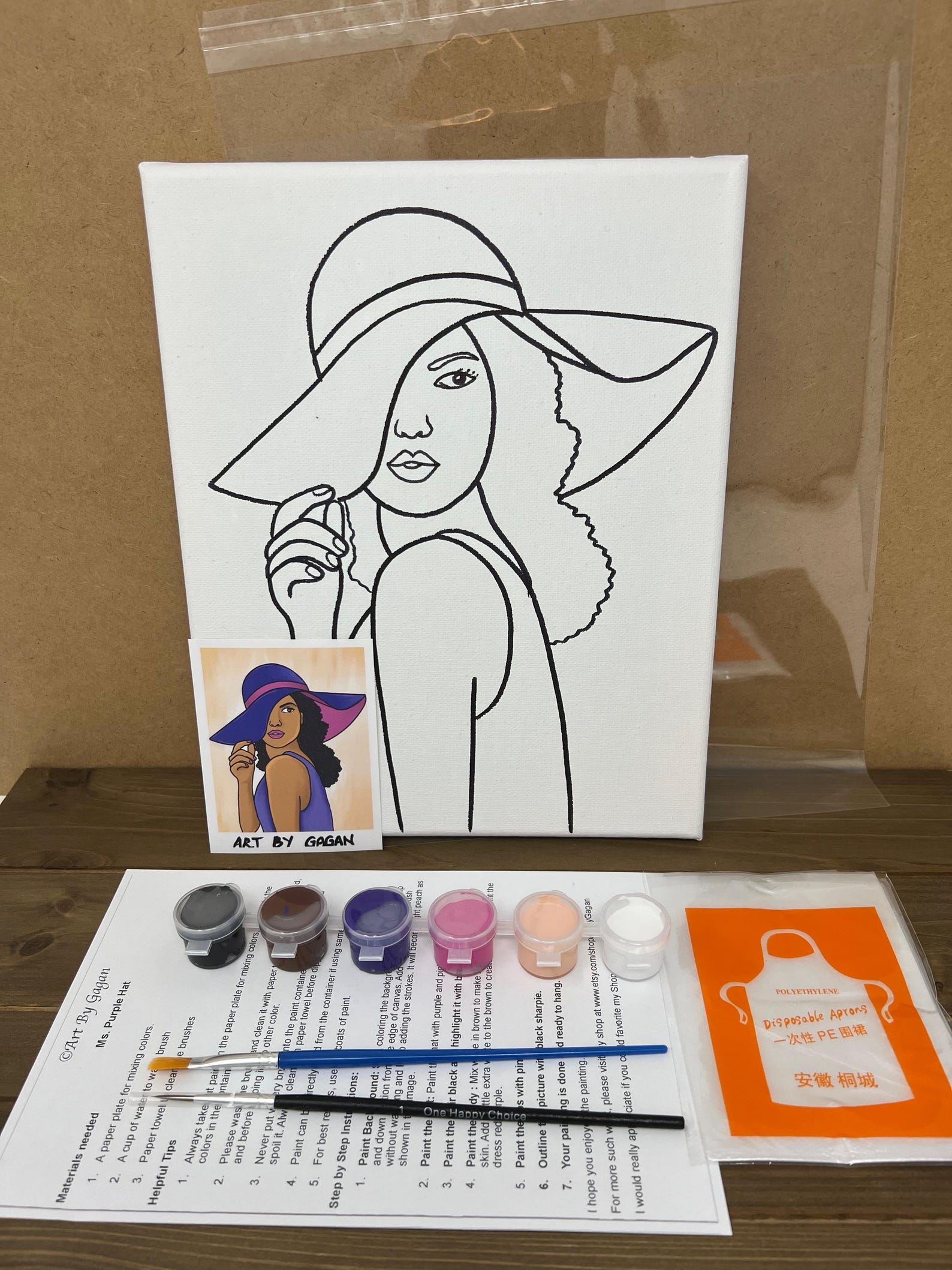 Couple Crowning/couples/date Night Paint Kit,valentines Paint Party/diy ...