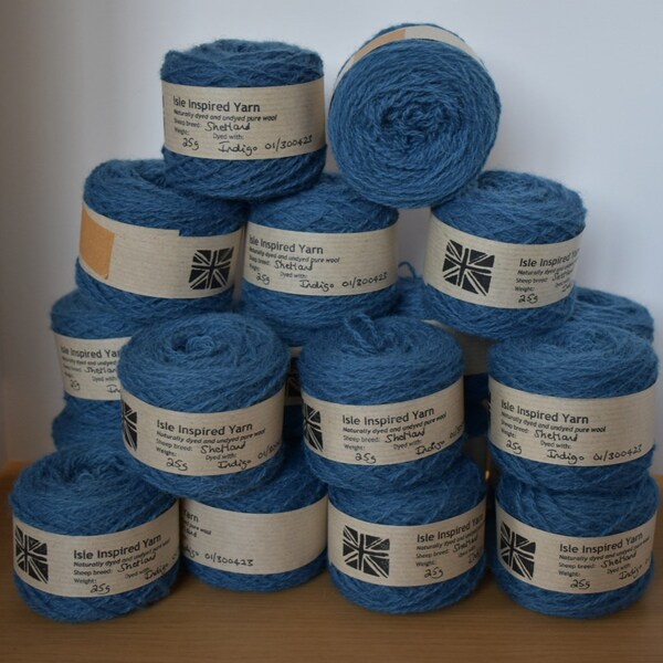 Indigo Dyed Yarn - Etsy