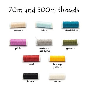 Linen Threads for Hand Sewing and Handicrafts Perfect for Historical ...
