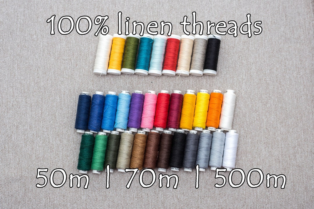 Linen Threads for Hand Sewing and Handicrafts Perfect for Historical ...