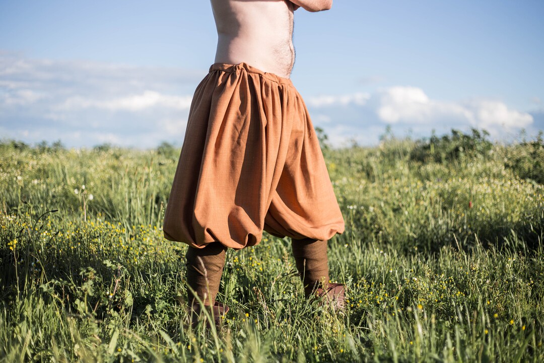 Early Medieval Viking Buggy Trousers From Hedeby Linen Pants for ...