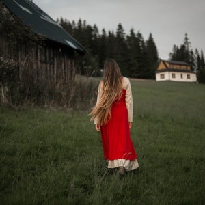 Linen Smokkr Early Medieval Slavic and Viking Linen Apron Dress for ...