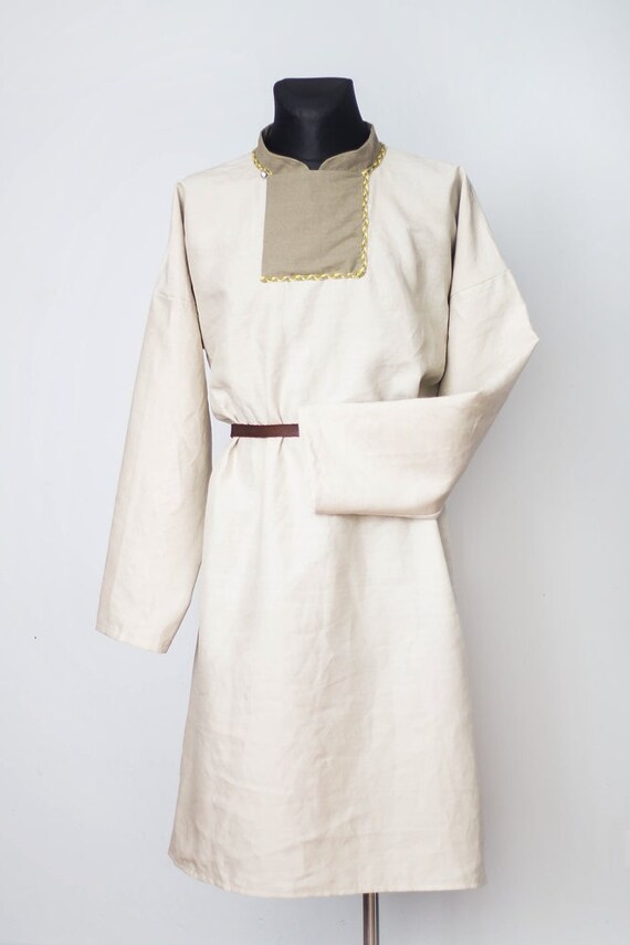 Early Medieval Viking Linen Skjoldehamn Tunic Medieval - Etsy