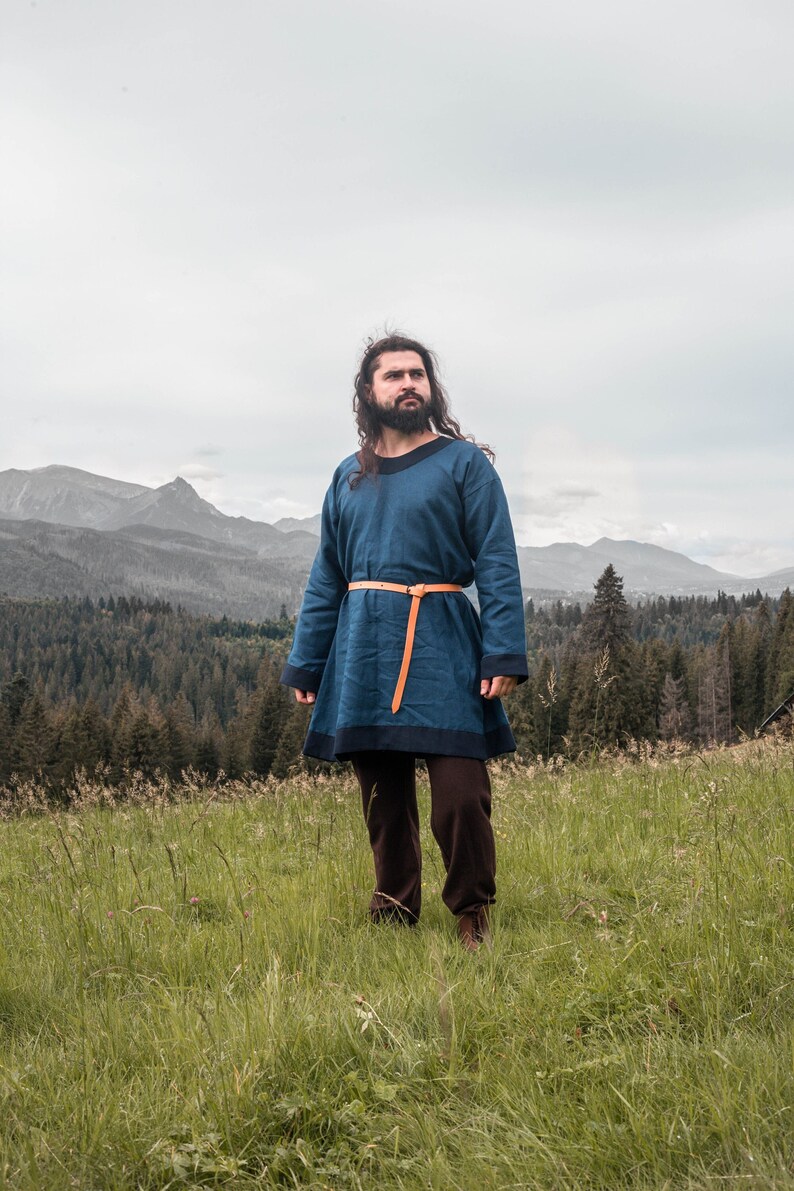 Early Medieval Viking Slavic Linen Tunic Medieval - Etsy