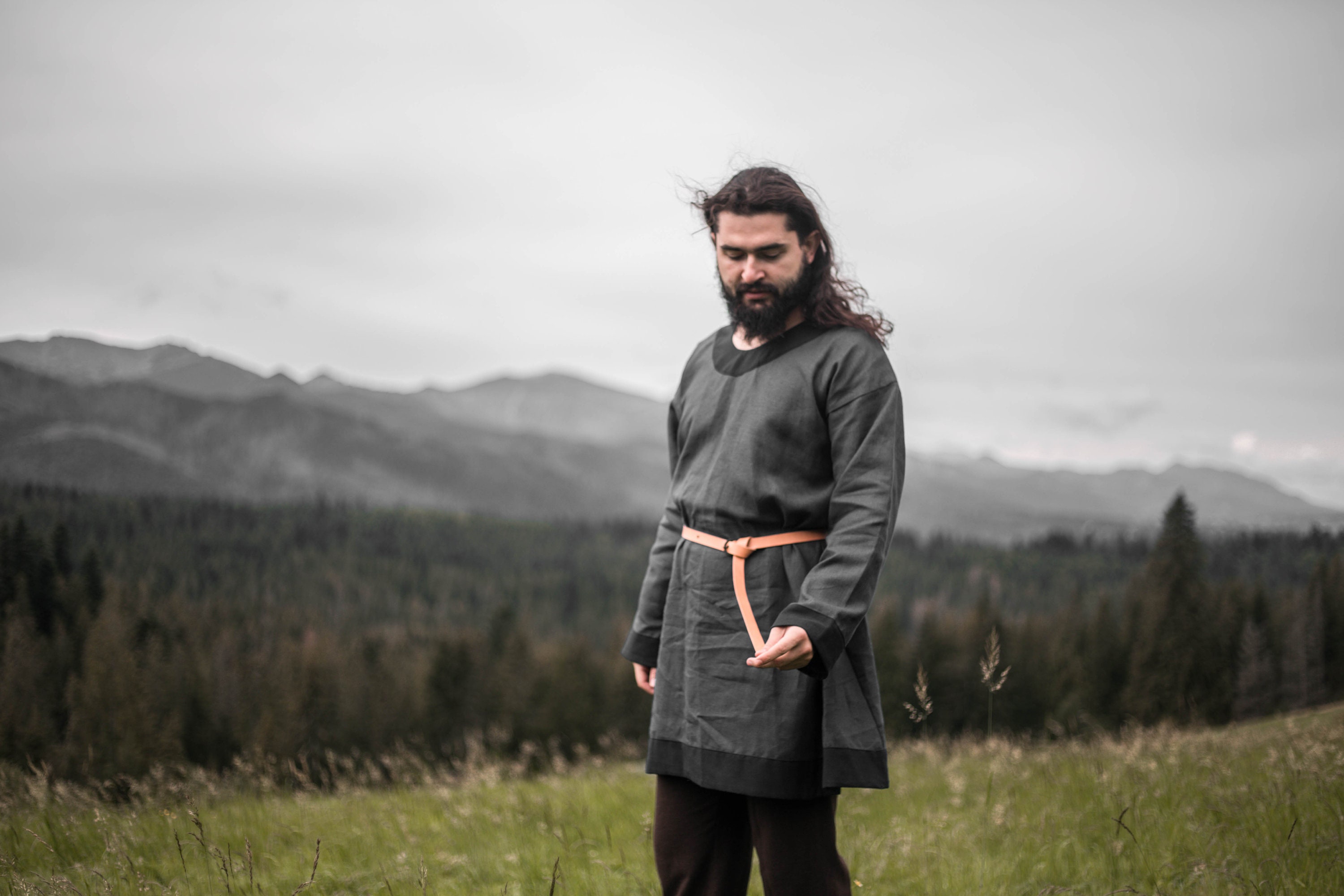 Early Medieval Viking Slavic Linen Tunic Medieval - Etsy