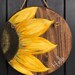 Sunflower Door Sign Wreath Front Door Décor 15 Inch - Etsy