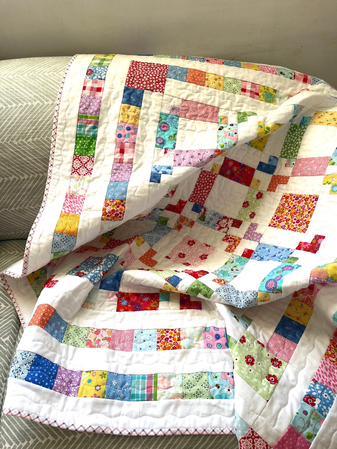 Pdf. 3 Sizes Quilt Pattern..car Seat/stroller Quilt..baby Quilt..kids ...