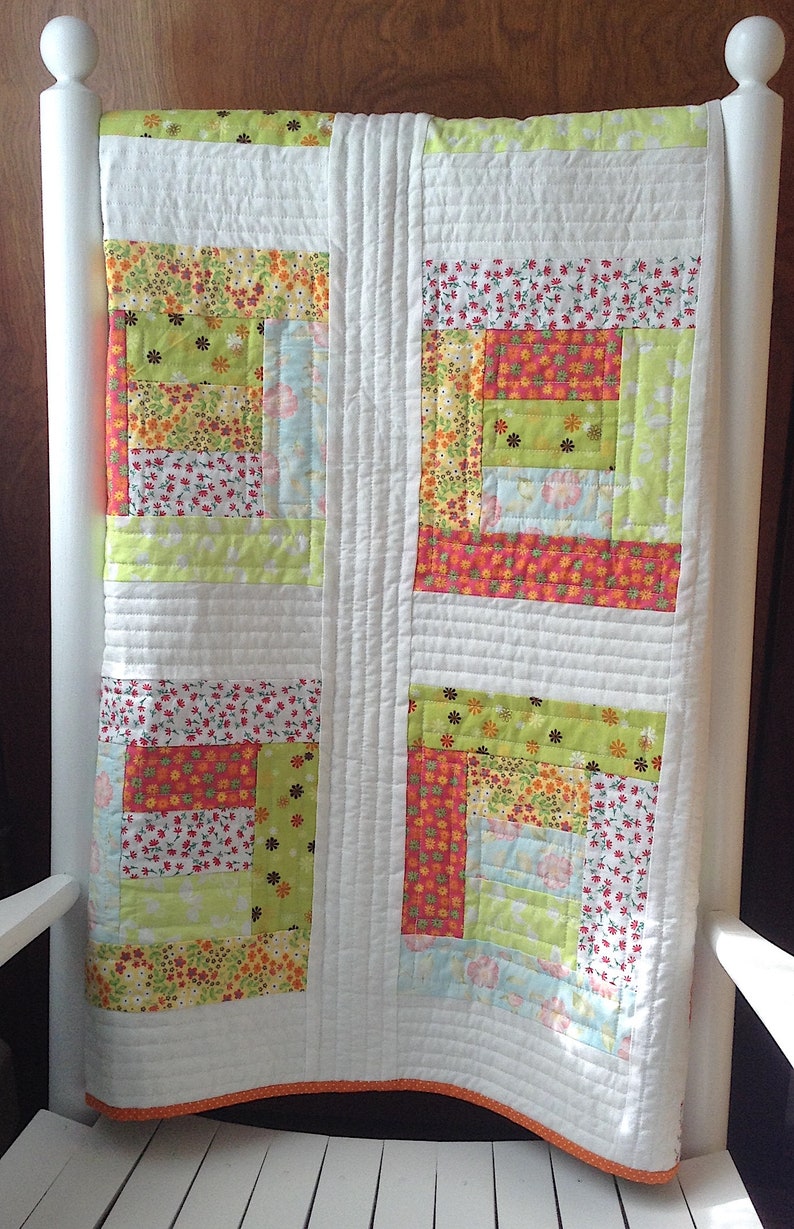 Pdf Baby Quilt Pattern..quick and Easy..jelly Roll, Fat Quarters or ...