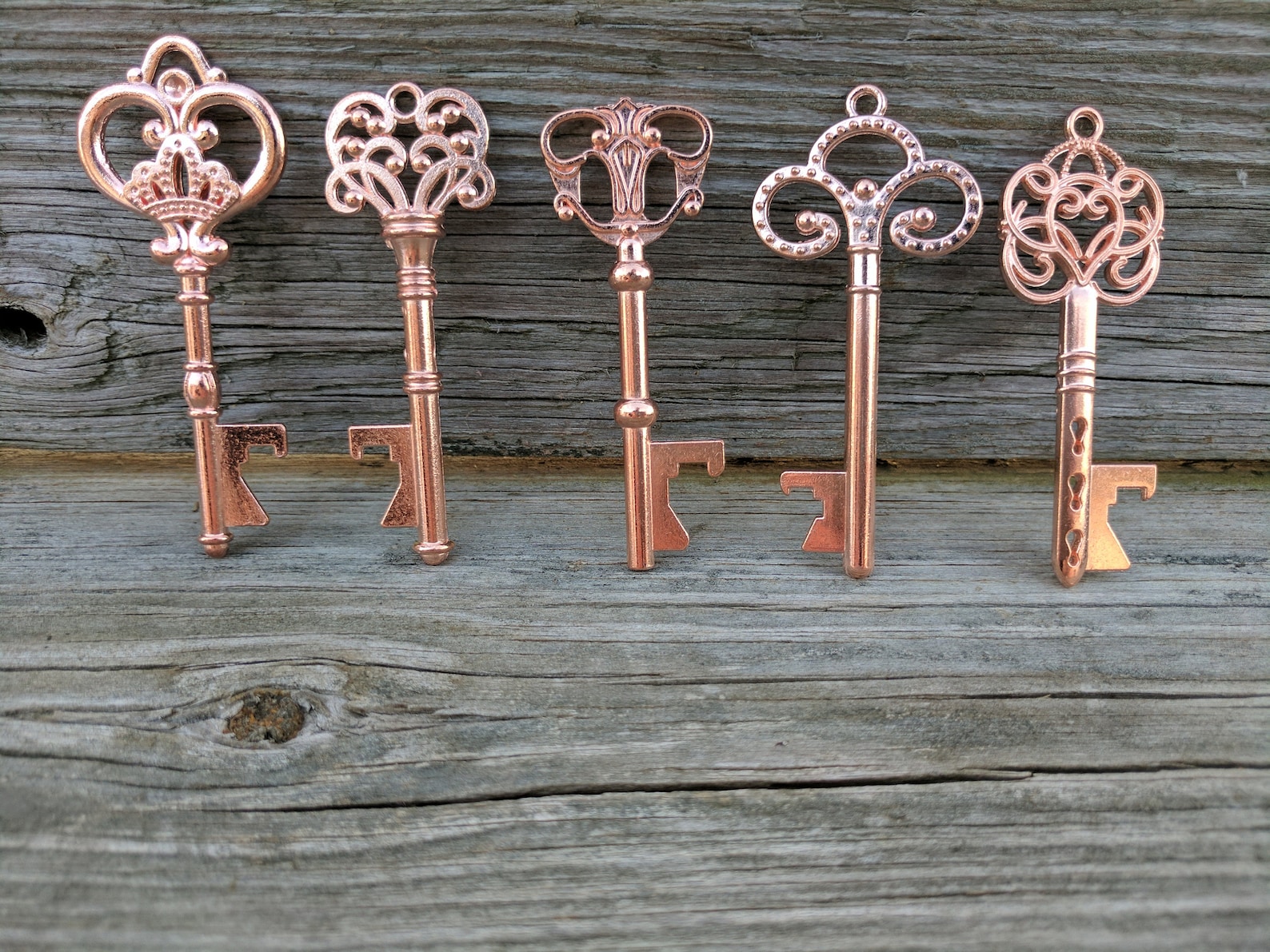 Rose Gold Wedding Decor Rose Gold Favors Rose Gold Keys | Etsy
