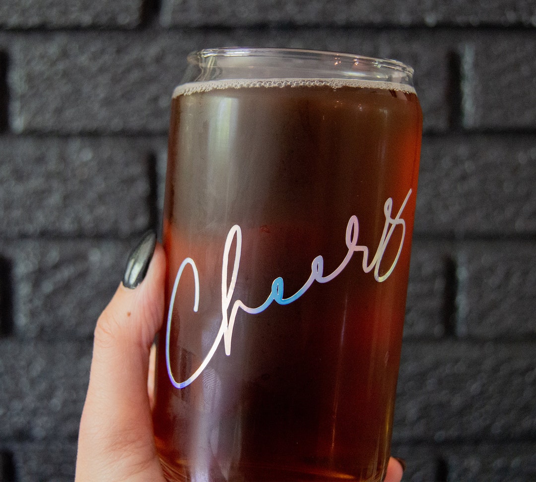 Cheers Can Shaped Glass | Beer Can Shape Glass, Soda Can Shape Glass - Etsy