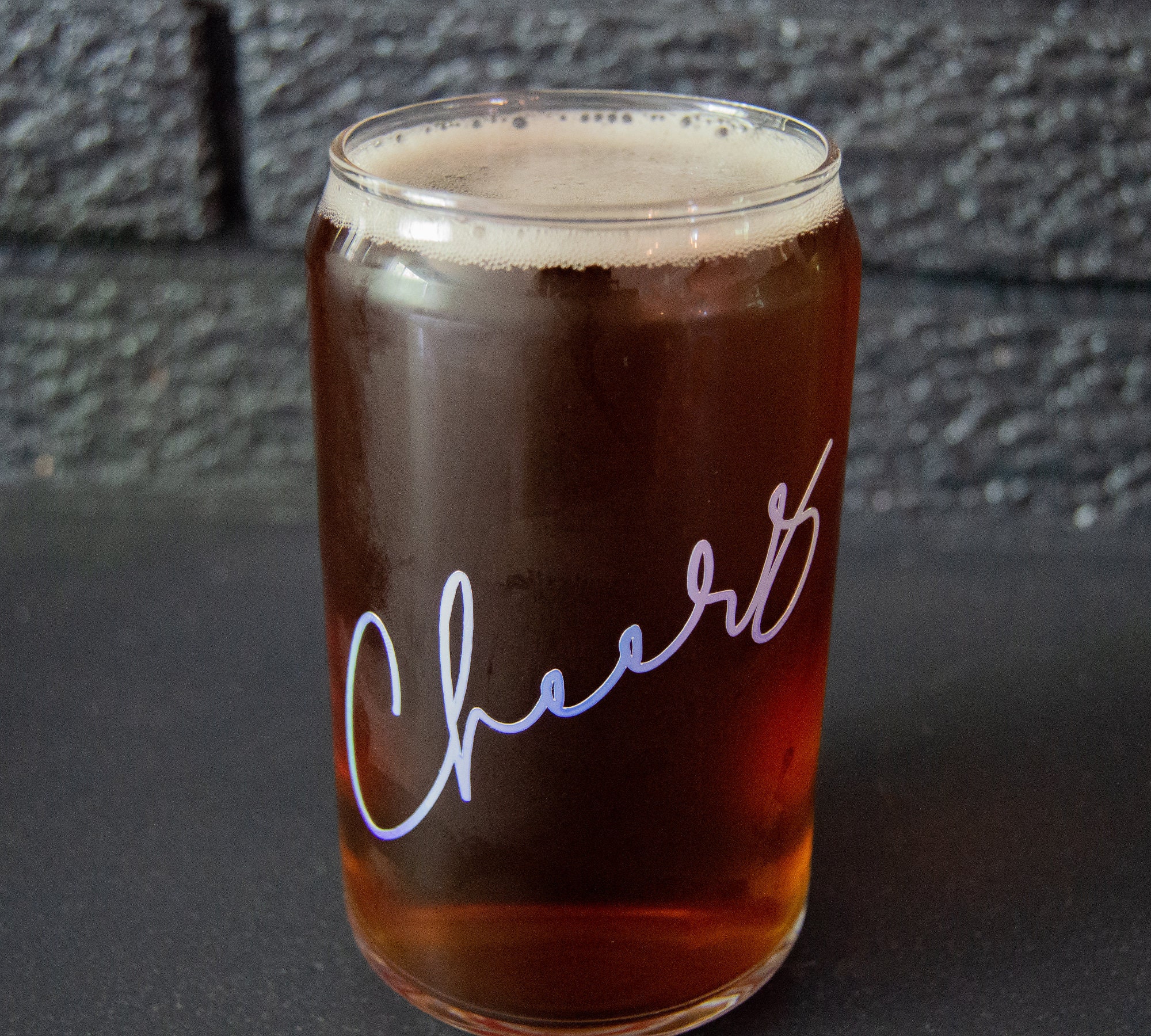 Cheers Can Shaped Glass Beer Can Shape Glass Soda Can Shape - Etsy