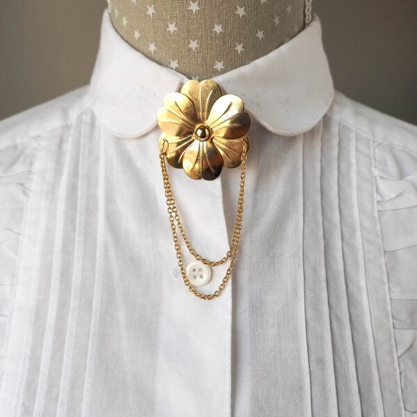 Collar Brooch - Etsy