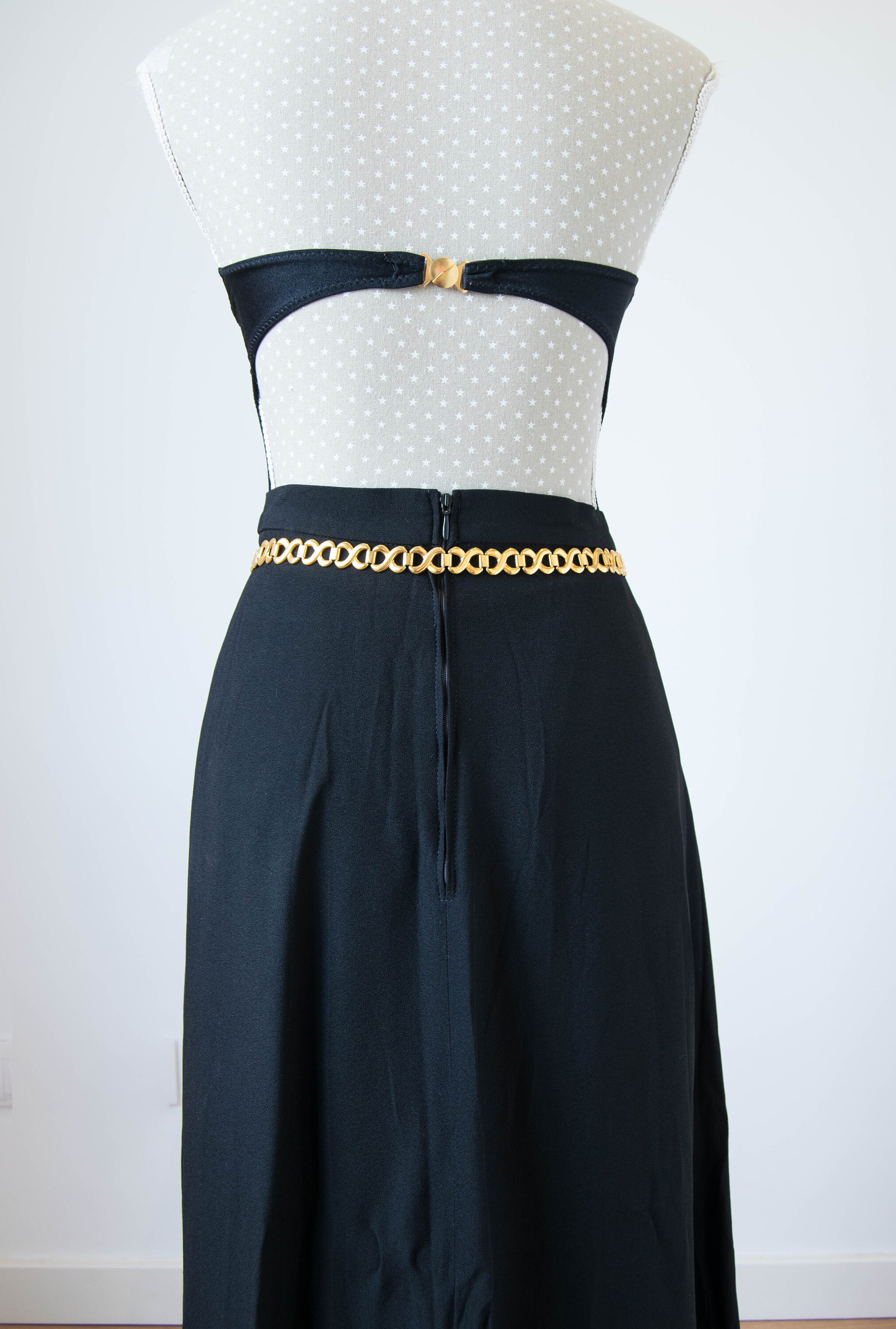 NOS 90s gold chain belt gold metal belt waist chain belt | Etsy