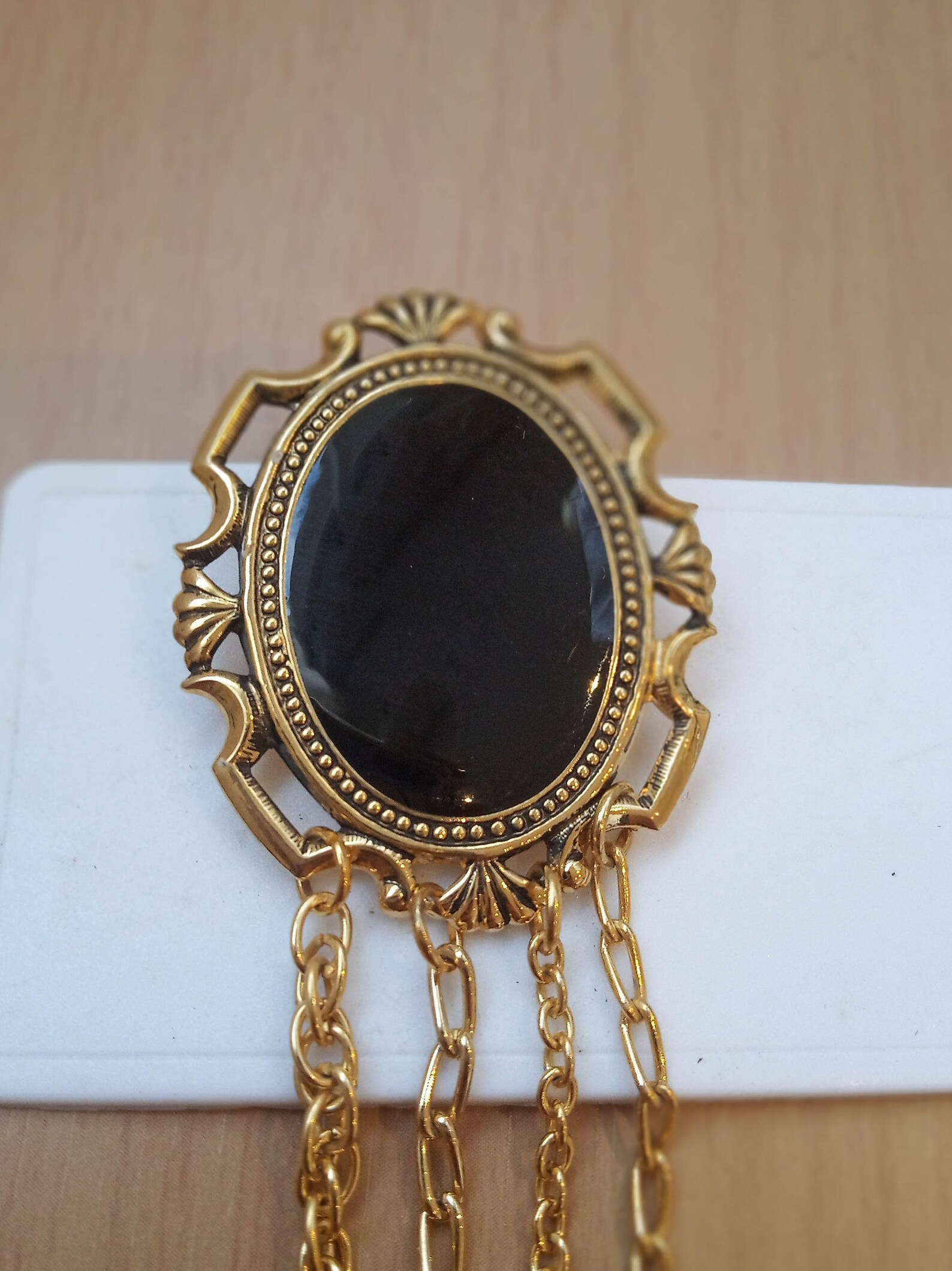 Unused vintage collar pin chain 80s collar pins 80s | Etsy