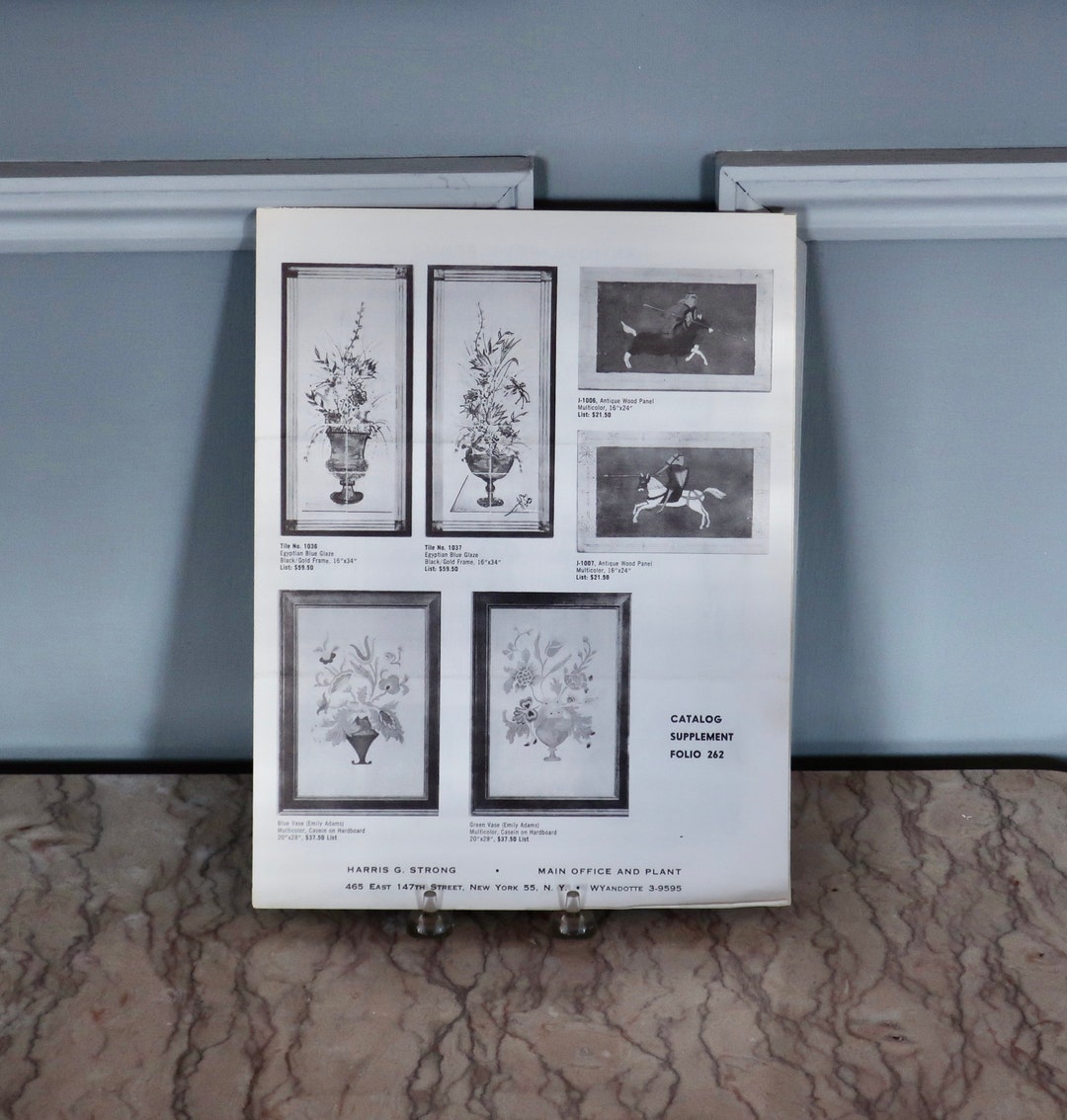 HARRIS G. STRONG 465 East 147th Street New York 55 N.Y. Catalog 'folio ...