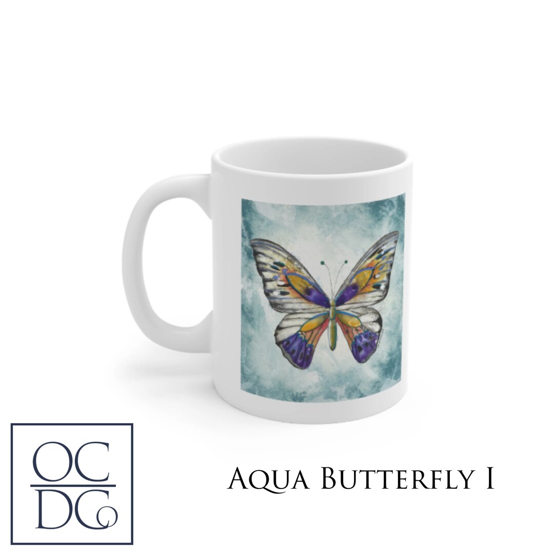 Butterfly Mugs - 5 Different Images Sold Separately - Butterflies ...